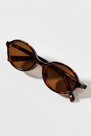 REALITY EYEWEAR Bessette Slim Sunglasses - Turtle Brown