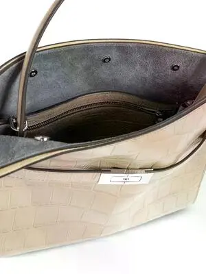 Tory Burch Crocodile-effect Tote Bag