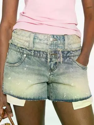 MISBHV Frayed Denim Shorts