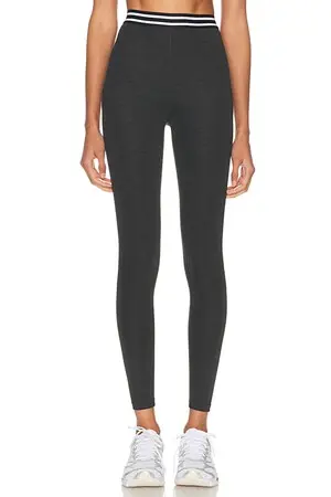 Splits59 Bailey High Waist Active Rib 7/8 Legging In Black