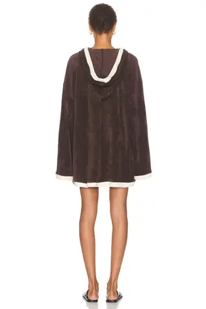 Staud Anona Terry Cloth Mini Dress