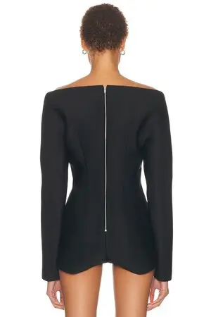MUGLER Long Sleeve Bodysuit