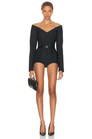 MUGLER Long Sleeve Bodysuit