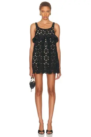 Miu Miu Macramé Anemone Dress