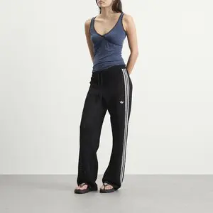 Adidas Crochet Knit Track Pants - Black