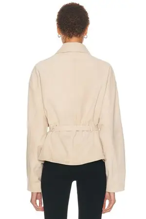 EAVES X Jasmine Tookes Lina Belted Jacket - Bone