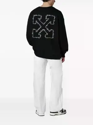 Off-White Arrow-print Crew-neck Sweatshirt