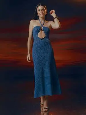 Victoria's Secret Capittana Zully Maxi Dress - Blue