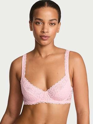 Victoria's Secret The Lacie Shimmer Unlined Balconette Bra - Pink