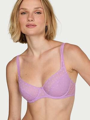 Victoria's Secret The Lacie Unlined Balconette Bra - Purple