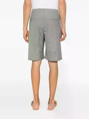 Our Legacy Ponte Check-pattern Shorts