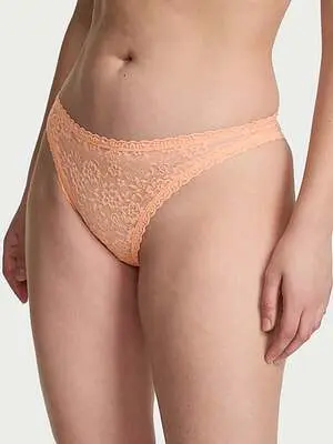Victoria's Secret The Lacie Lace Brief Panty - Orange