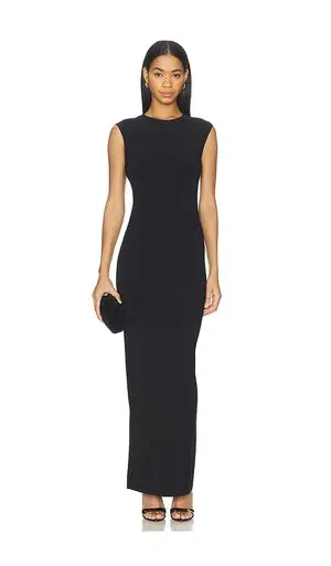 Norma Kamali X Lifestyle Sleeveless Long Dress - Black