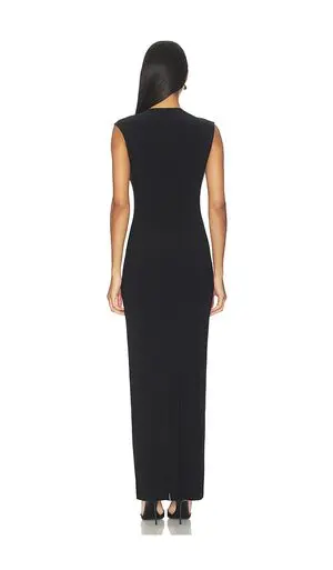Norma Kamali X Lifestyle Sleeveless Long Dress - Black