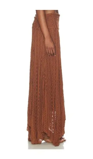 MORE TO COME Karina Maxi Skirt - Brown