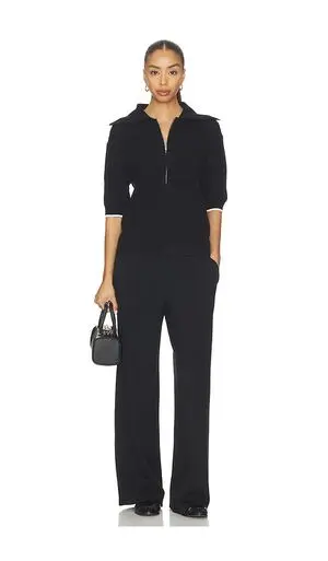 Varley Arney Half Zip Knit Polo Top