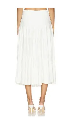 Simkhai Margoux Knit Midi Skirt - Ivory