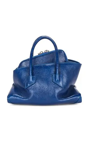 Attico La Passeggiata Mini Top Handle Bag - Blue