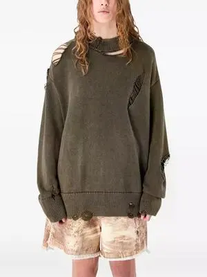 Camper Crew-neck Cut-out Sweater