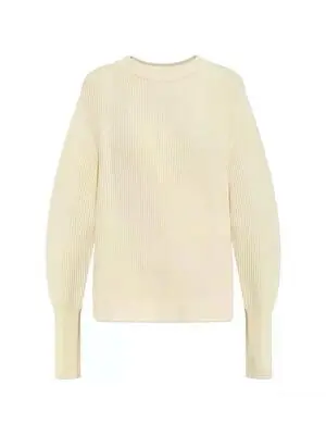 Victoria Beckham Ribbed Relaxed-fit Jumper - Neutrals