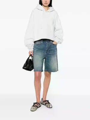 GOLDEN GOOSE Crystal-embellished Distressed Hoodie