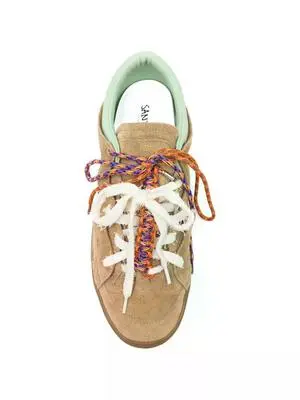SANTHA Love Park Cut-out Quilted Sneakers