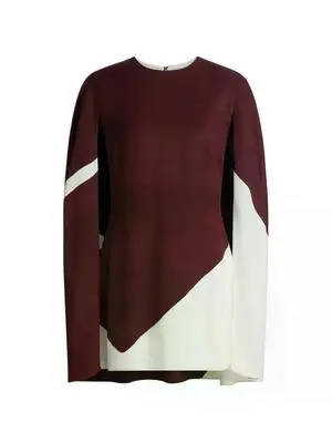 Alberta Ferretti Colourblock Mini Dress