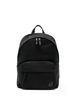 Karl Lagerfeld Front Zip Pocket Backpack