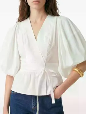 Vanessa Bruno Gunner Wrap Blouse