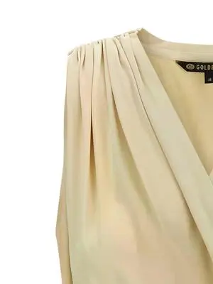 Goldbergh Calipso Crossed Draping Top