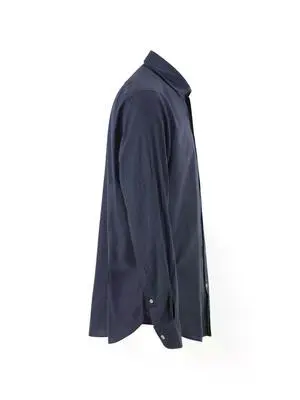 MC2 SAINT BARTH Embroidered-logo Shirt - Blue