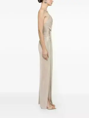 NISSA Knot Chain-strap Maxi Dress