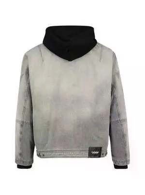 Off-White Hooded Denim Jacket