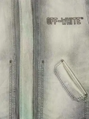 Off-White Hooded Denim Jacket