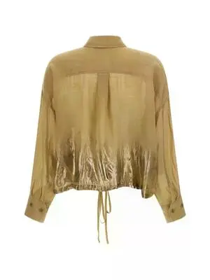 NUDE Pocket Drawstring Shirt