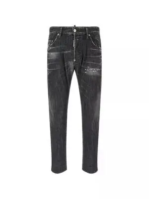 Dsquared2 Distressed Cropped Jeans