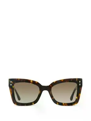Isabel Marant 103/s Geometric Sunglasses - Brown