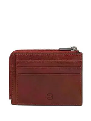 PIQUADRO Zip Cardholder - Brown