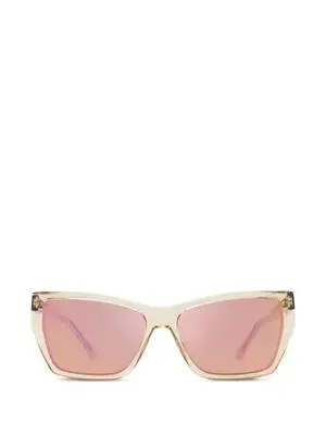 Isabel Marant 197/s Rectangular-frame Sunglasses - Neutrals