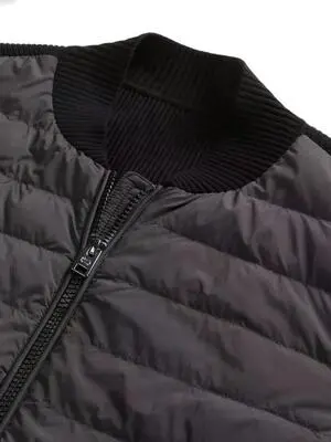 Woolrich Hybrid Quilted Bomber Jacket - Black