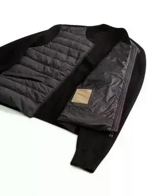 Woolrich Hybrid Quilted Bomber Jacket - Black