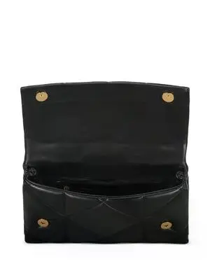 Moschino Quilted Logo Tote - Black