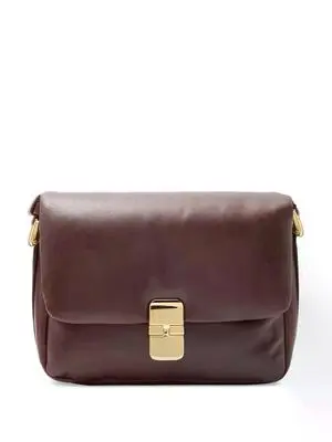 A.p.c. Small Grace Leather Shoulder Bag - Brown