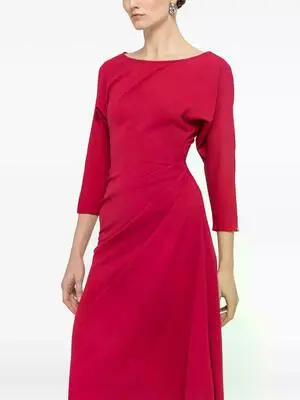 NISSA Pleated Midi Dress
