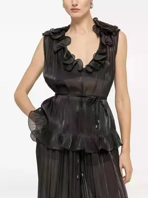 NISSA Ruffled Trousers