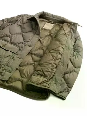 Woolrich Quilted Jacket With Stand Up Collar