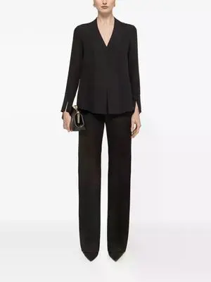 NISSA Panelled V-neck Top