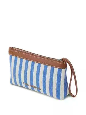 Karl Lagerfeld Stripe Autograph Pouch