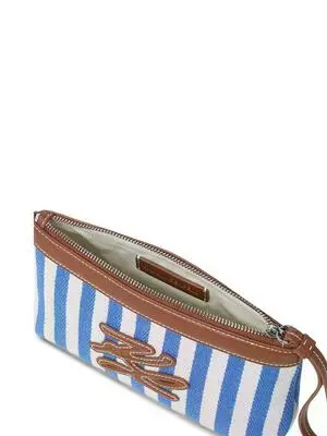Karl Lagerfeld Stripe Autograph Pouch