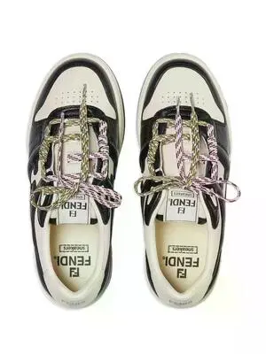 Fendi Match Logo Sneakers - Black